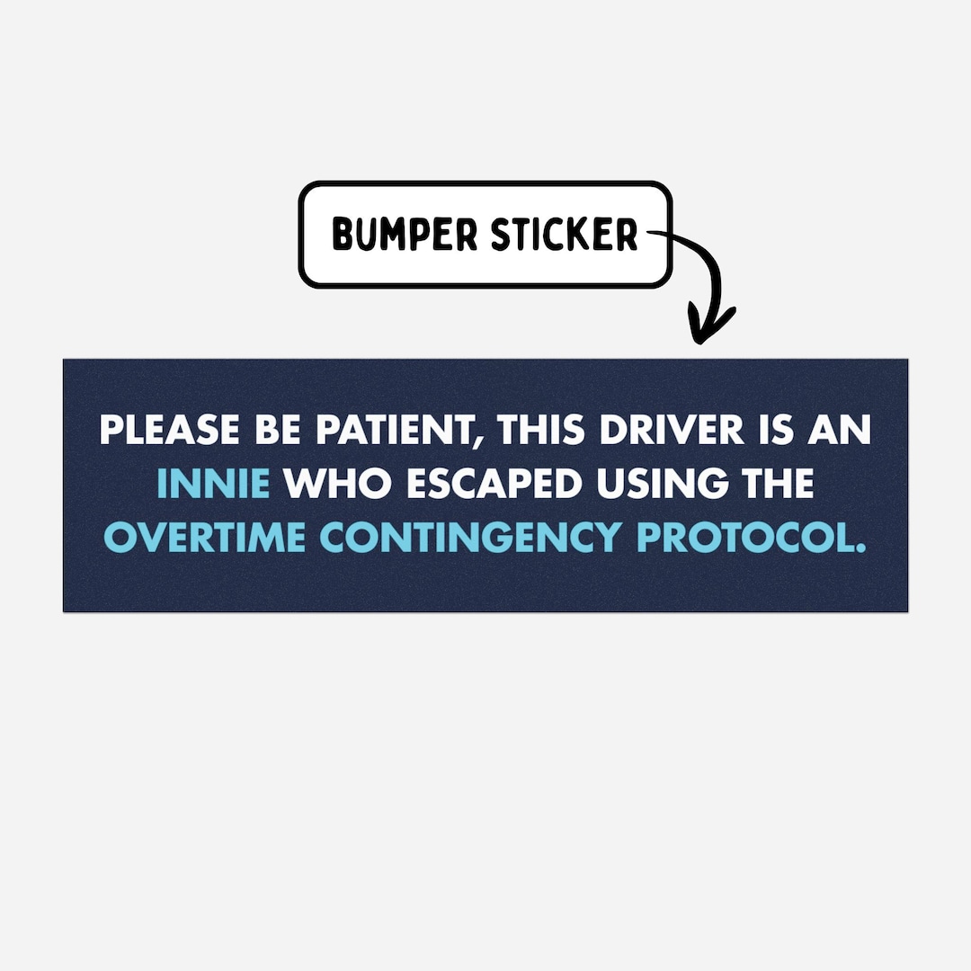Severance Innie Bumper Sticker - Etsy