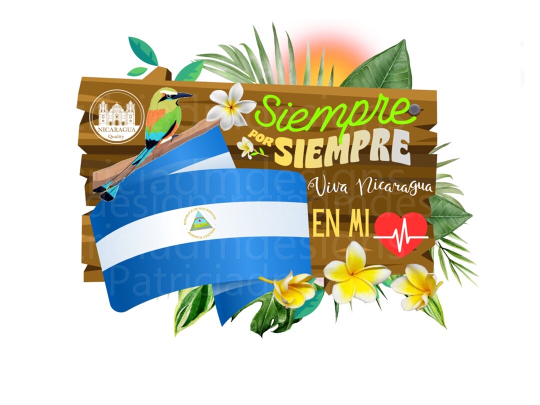 Nicaragua Por Siempre En Mi Corazon - PNG Image (3200x2400 Px) in 300 ...
