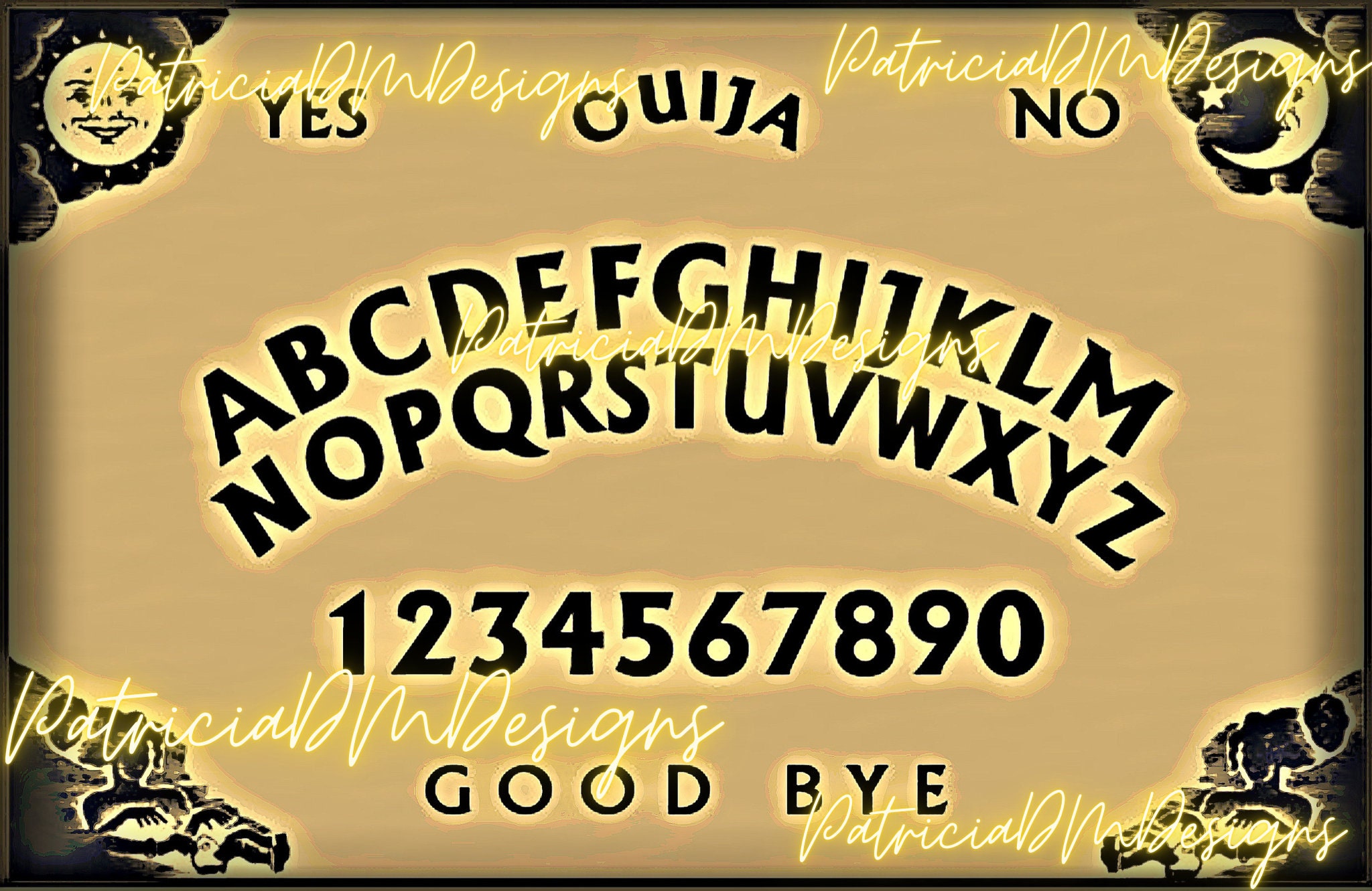 Printable Large Ouija Board | Instant Download | High Resolution - Etsy