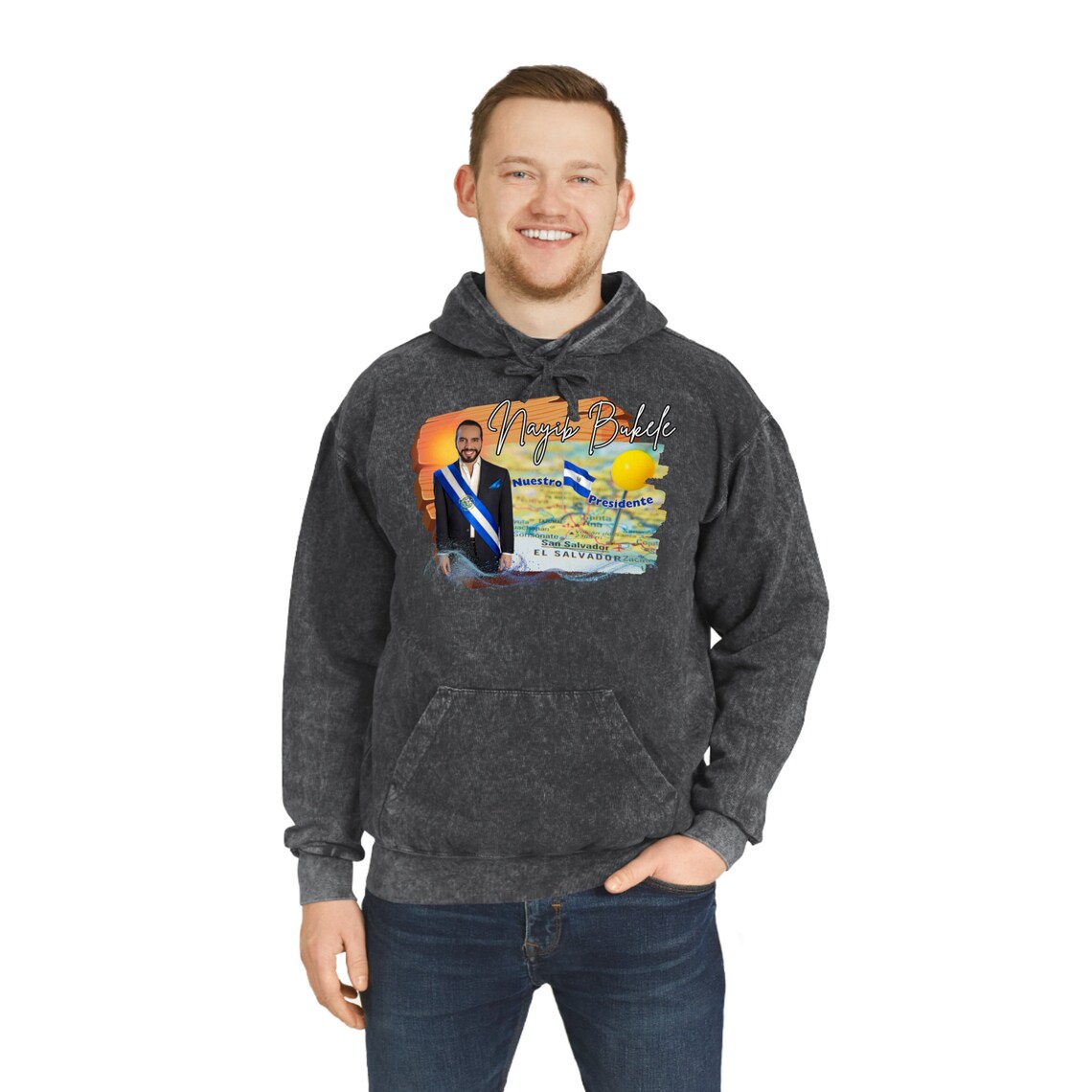 Nayib Bukele Nuestro Presidente El Salvador PNG Image (3200x2400 Px) in ...