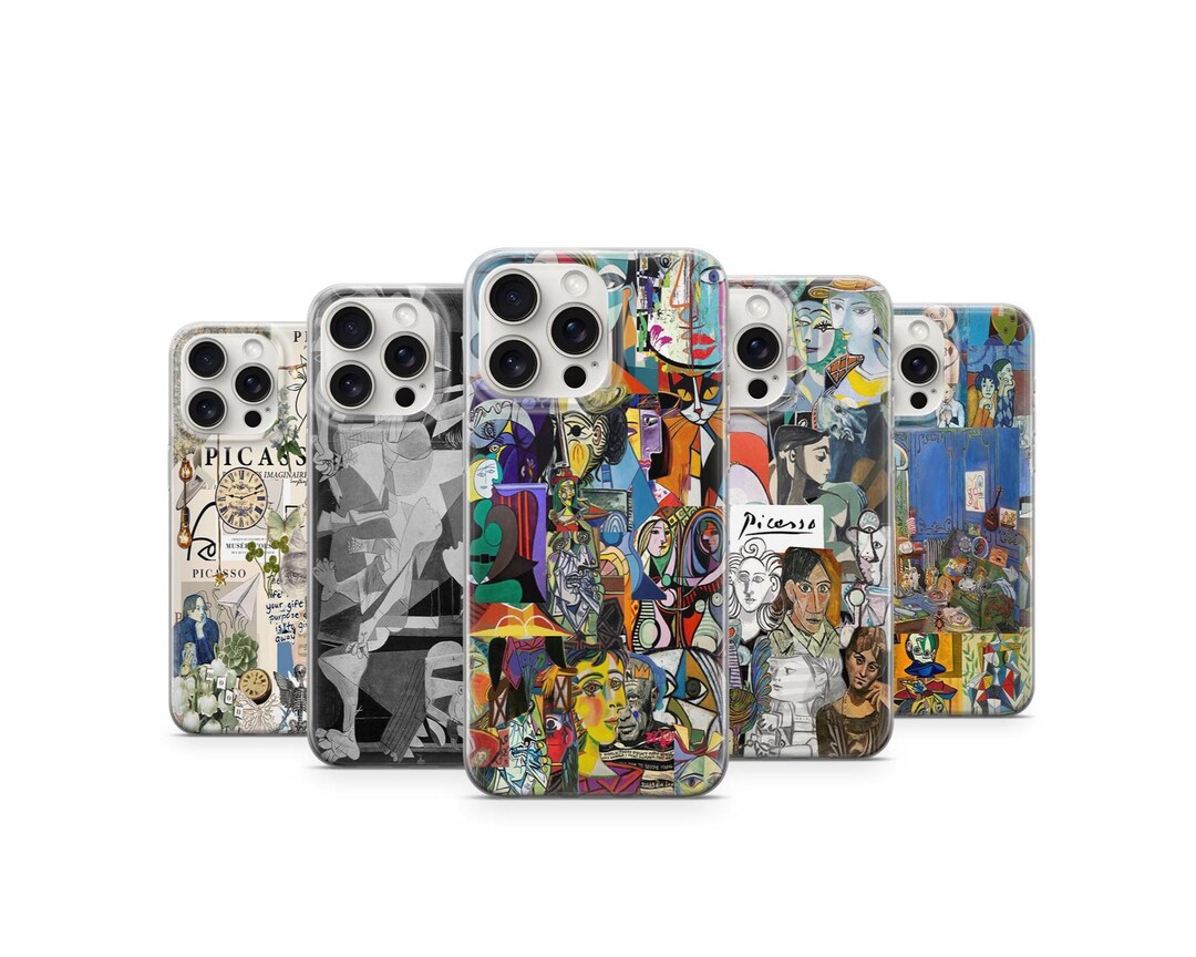 Picasso Collage Phone Case, Cubist Art, Modern Abstract Design - Etsy