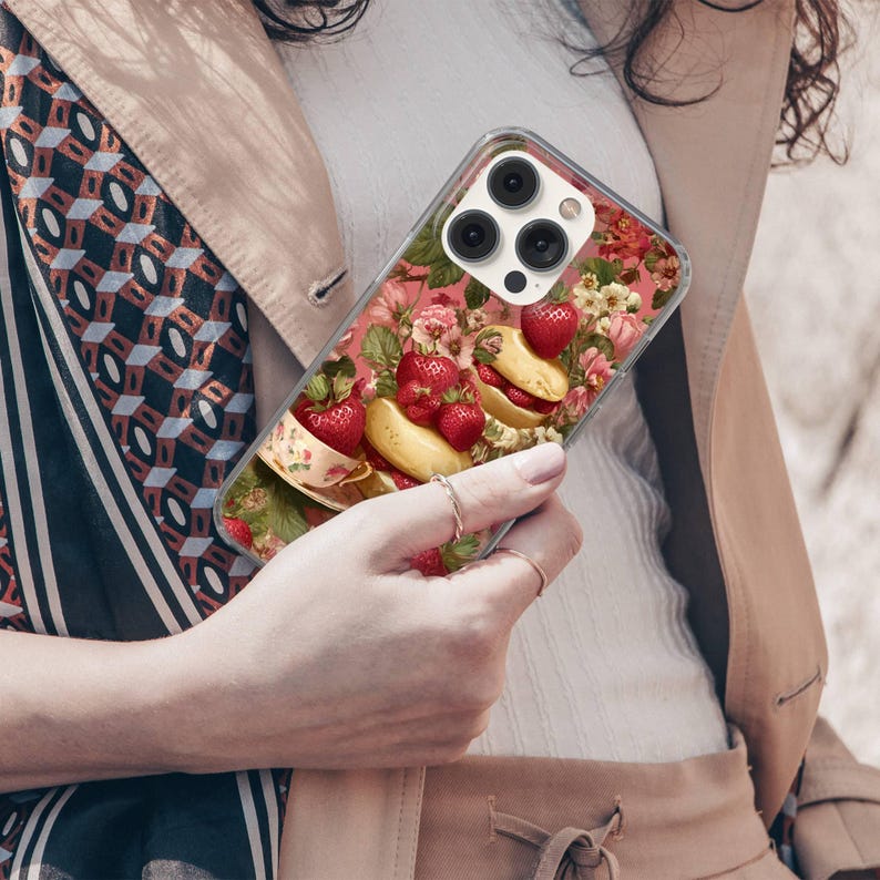 Strawberry Coquette Phone Case Strawberry Cake Cover, Strawberry ...