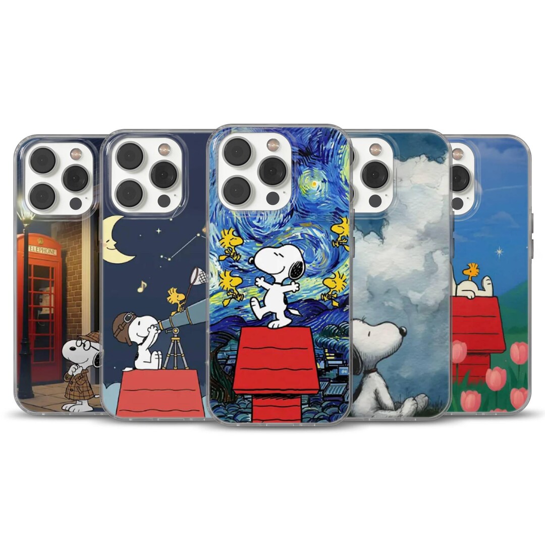 Snoopy Phone Case Woodstock Peanuts Friendship Cover for iPhone 16 15 ...