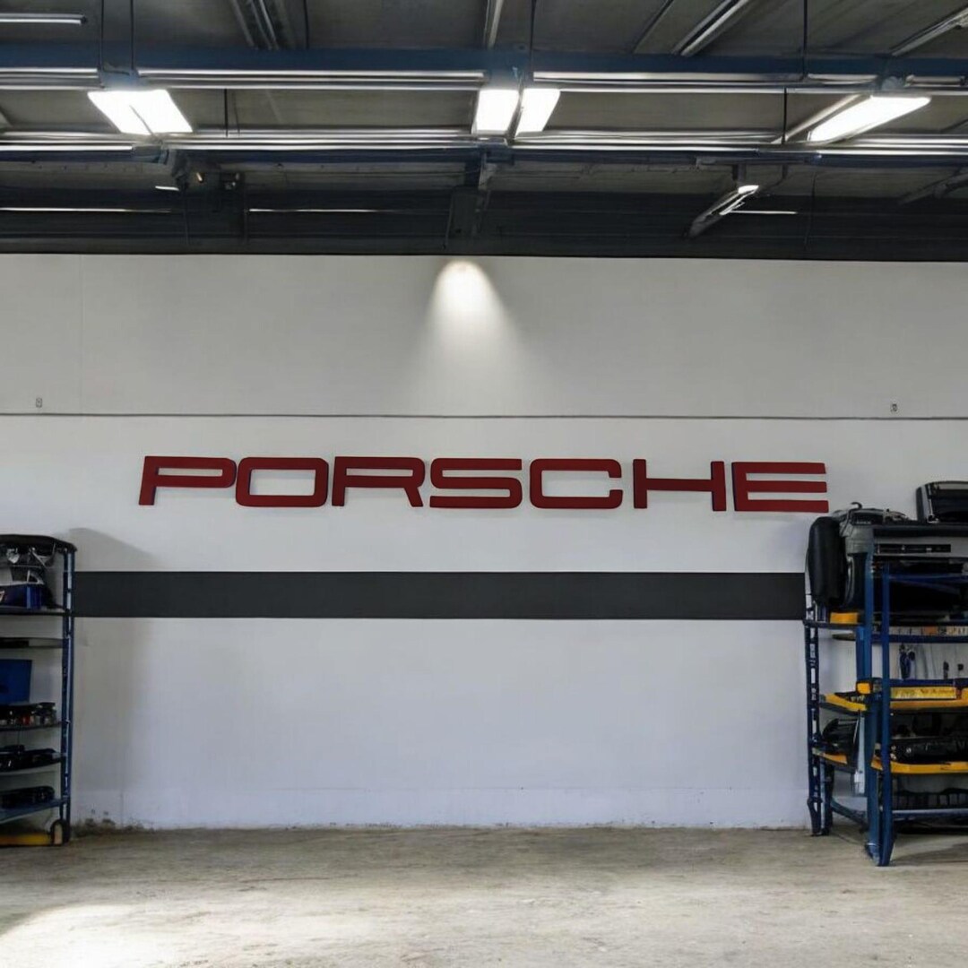 Porsche Lettering - Etsy
