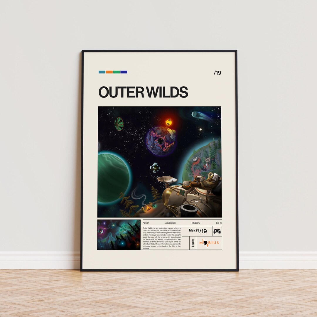 Outer Wilds Poster, Minimalist Video Game Print (digital Download) - Etsy