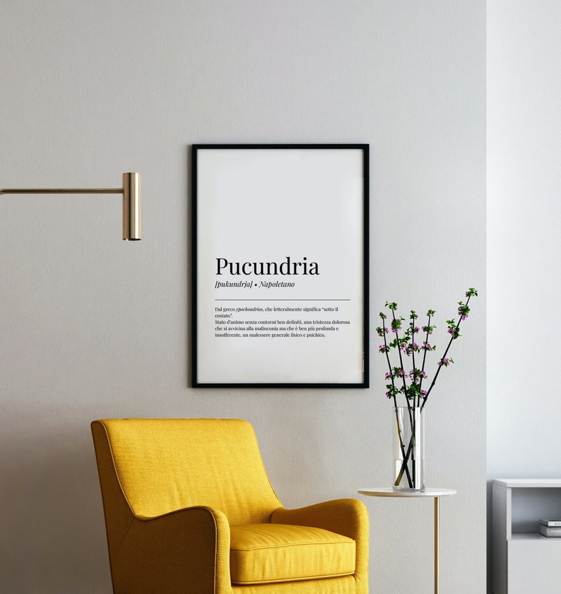 Pucundria Definition Print Neapolitan Dialect Italian Word - Etsy