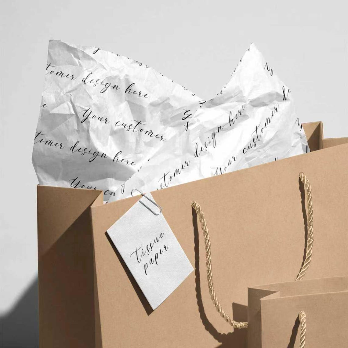 Personalized Tissue Paper, Custom Logo & Photo Gift Wrap, Branded ...