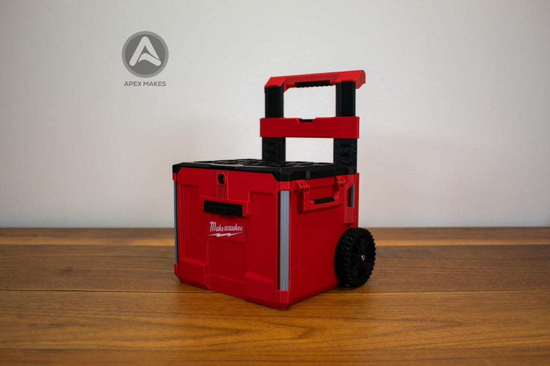 Mini Milwaukee Packout Rolling Drawer Tool Box Style Red - Etsy