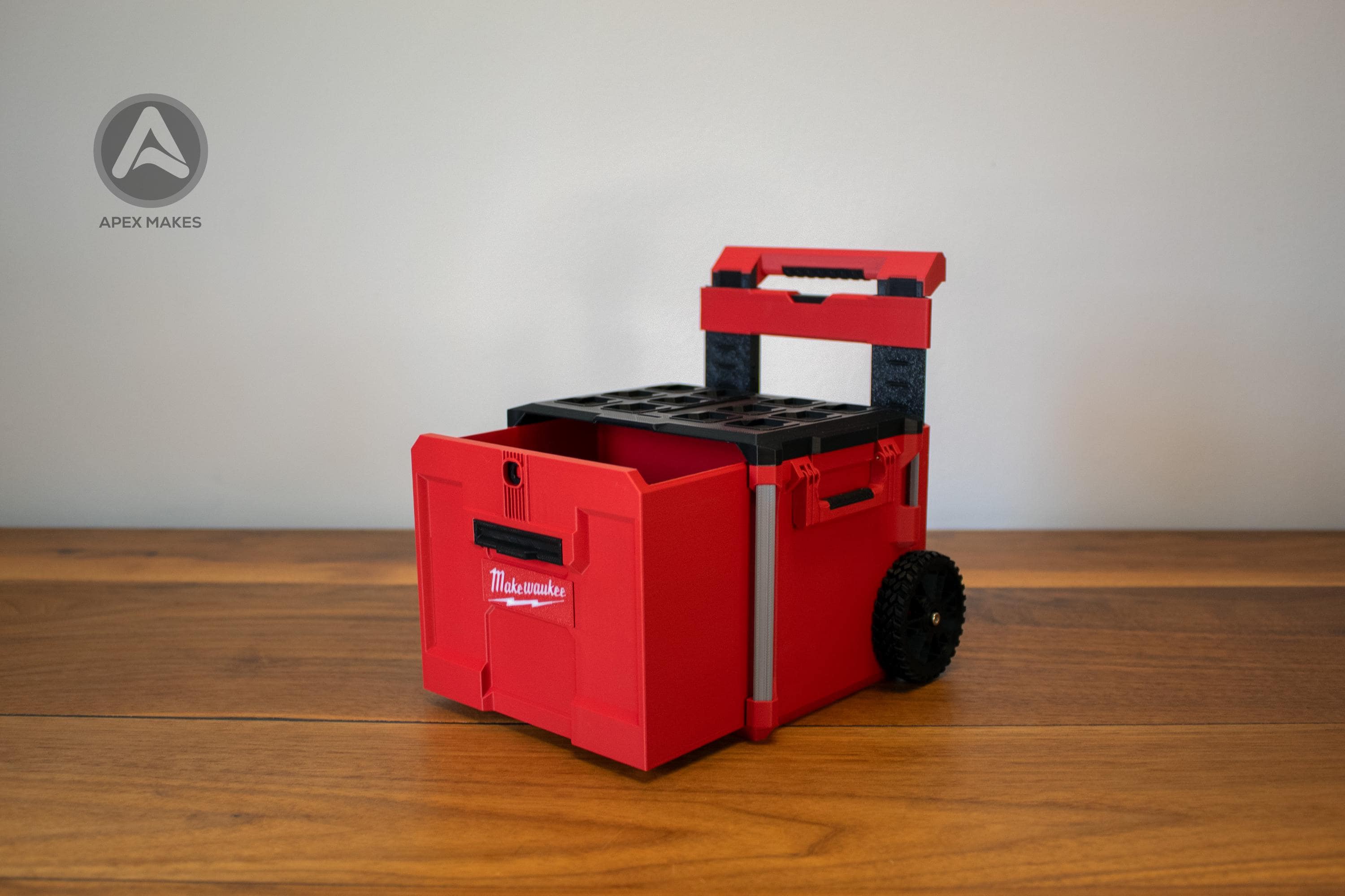 Mini Milwaukee Packout Rolling Drawer Tool Box Style Red - Etsy