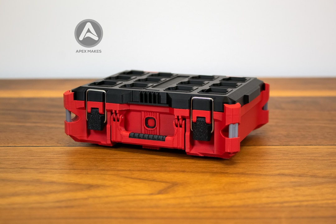 Red Mini Milwaukee Packout Small Tool Box Style Organizer - Etsy