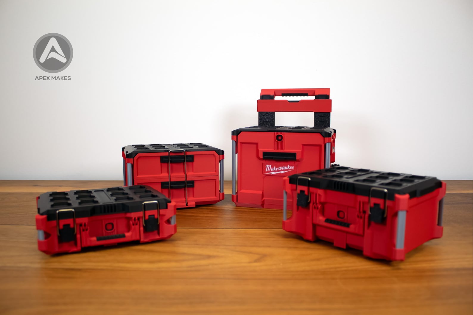 Mini Milwaukee Packout Rolling Drawer Tool Box Style Red - Etsy