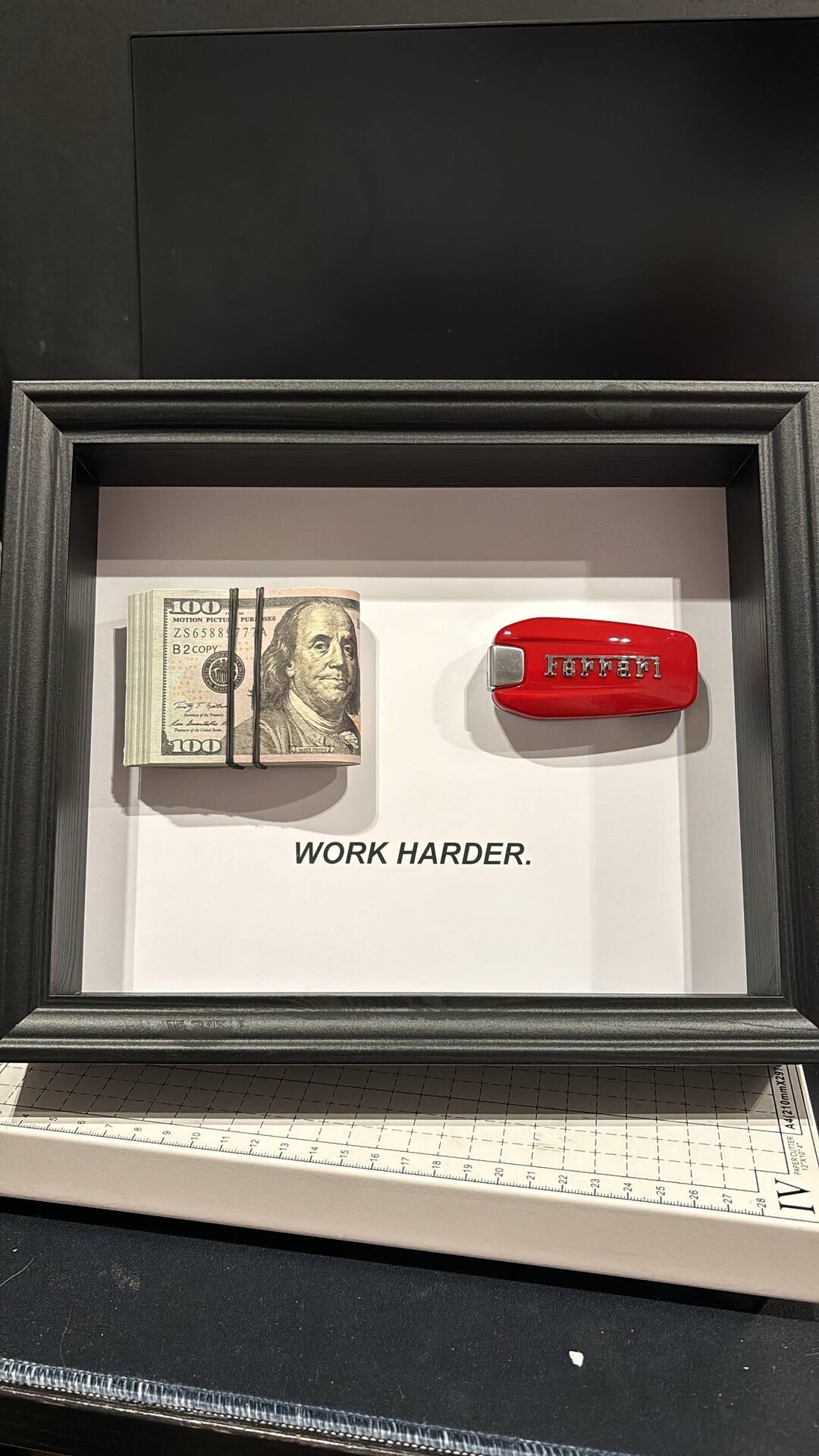 Ferrari Frame With an Addition – Exclusive Ferrari Car Key Frame - Etsy