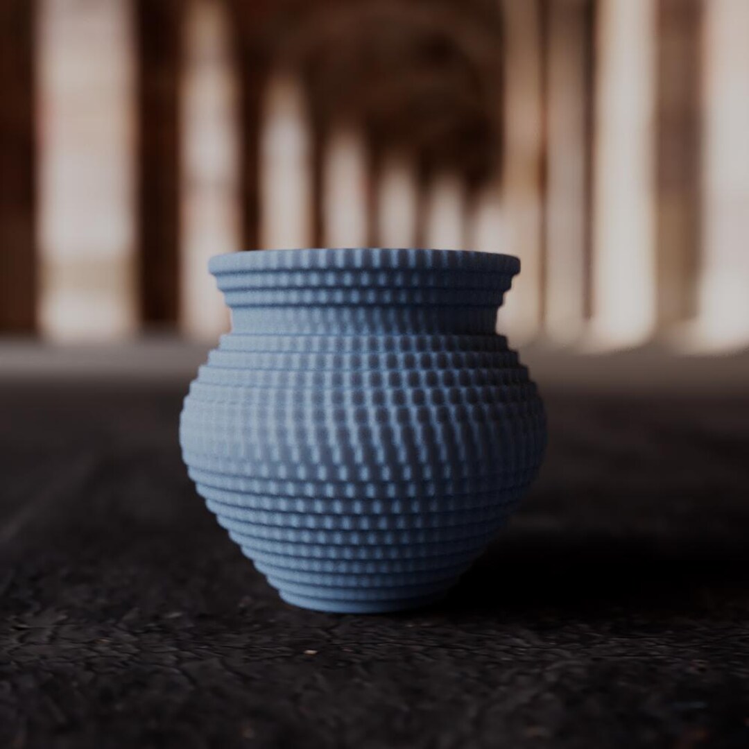 Pixel Vase V1 - Classic Urn Shape (STL, 3MF, STP, Source - C4D) – 3D ...