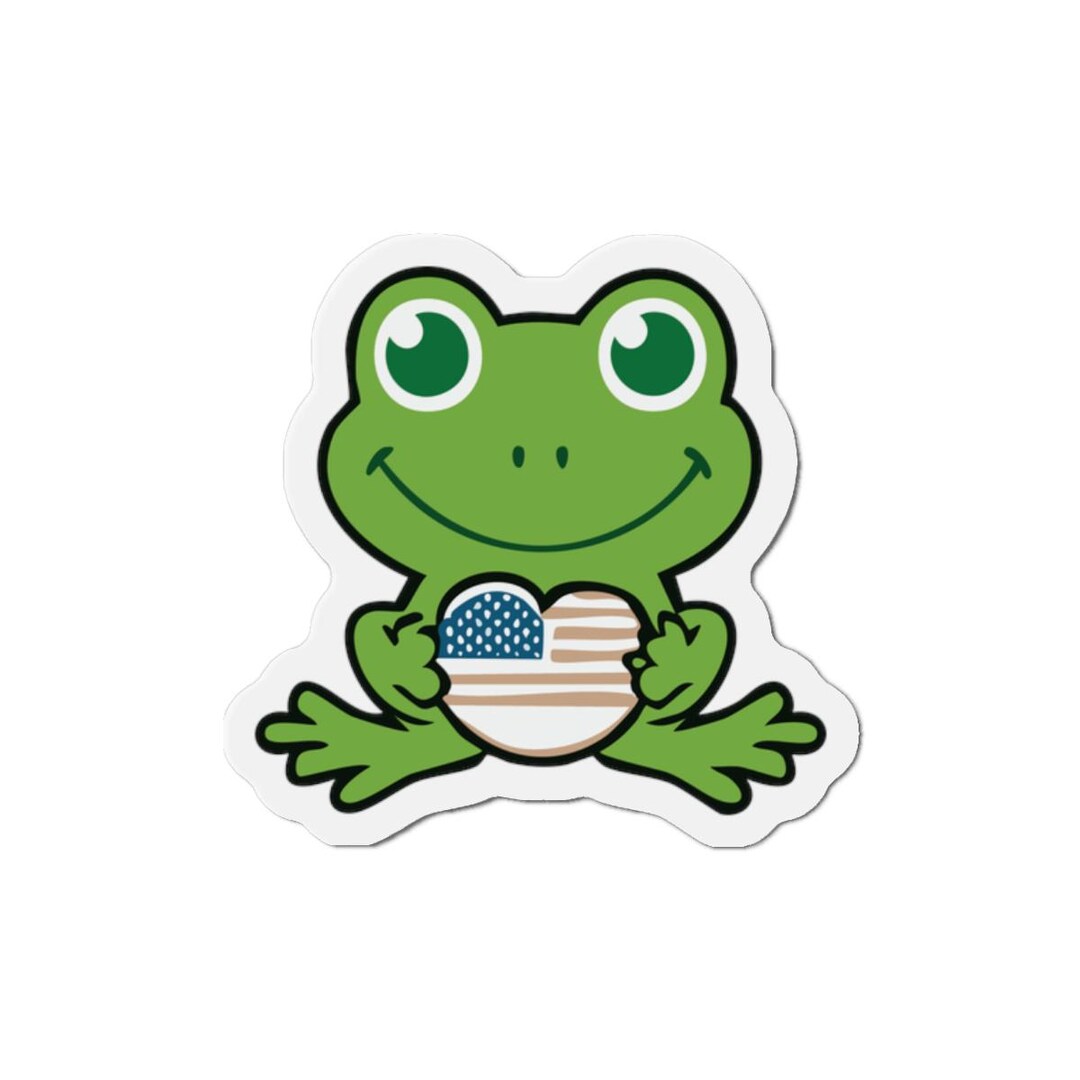 Die-cut Magnet - Freedom Frog - Etsy