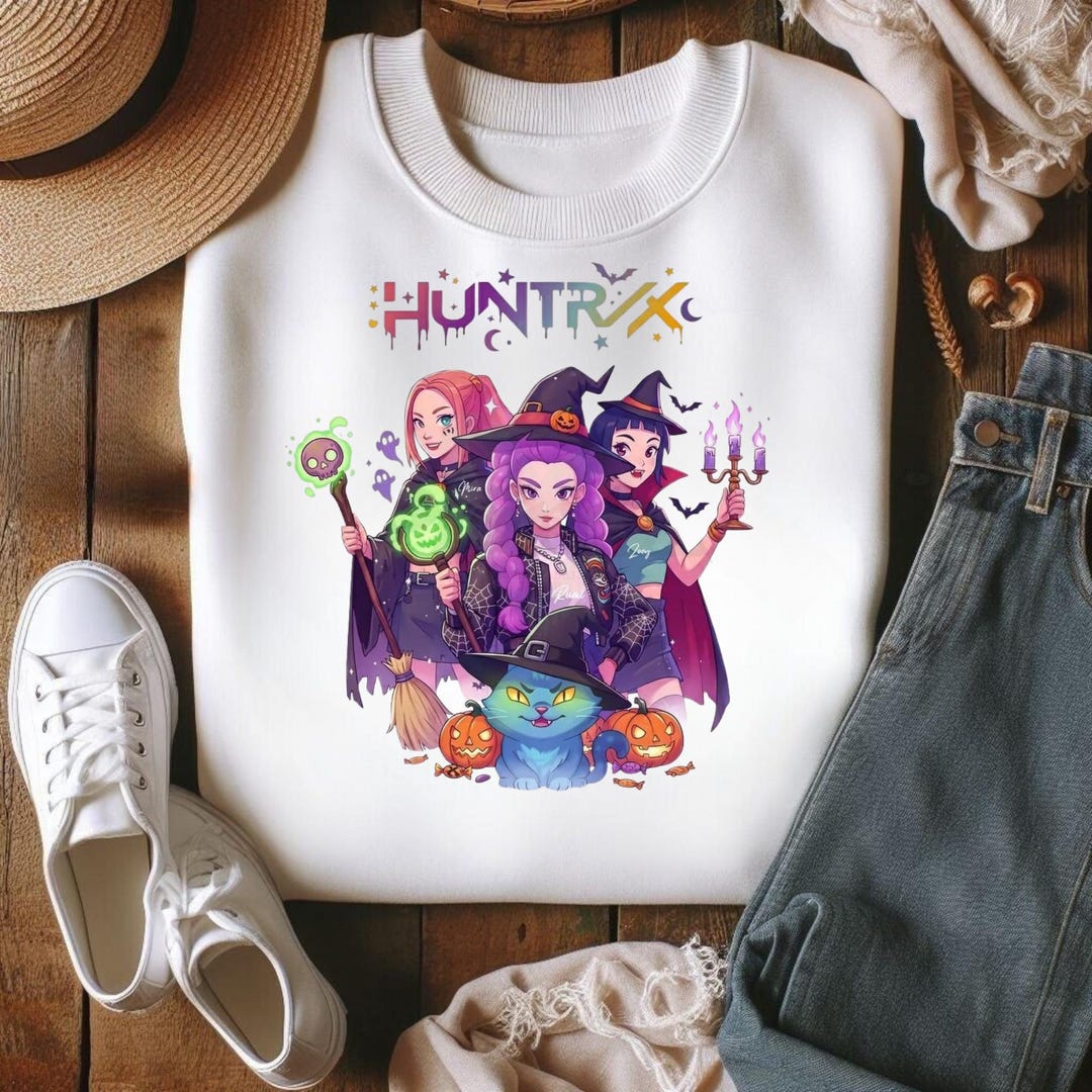 Kpop Huntrix Halloween Png Bundle, Spooky Halloween Huntrix Png, Rumi ...