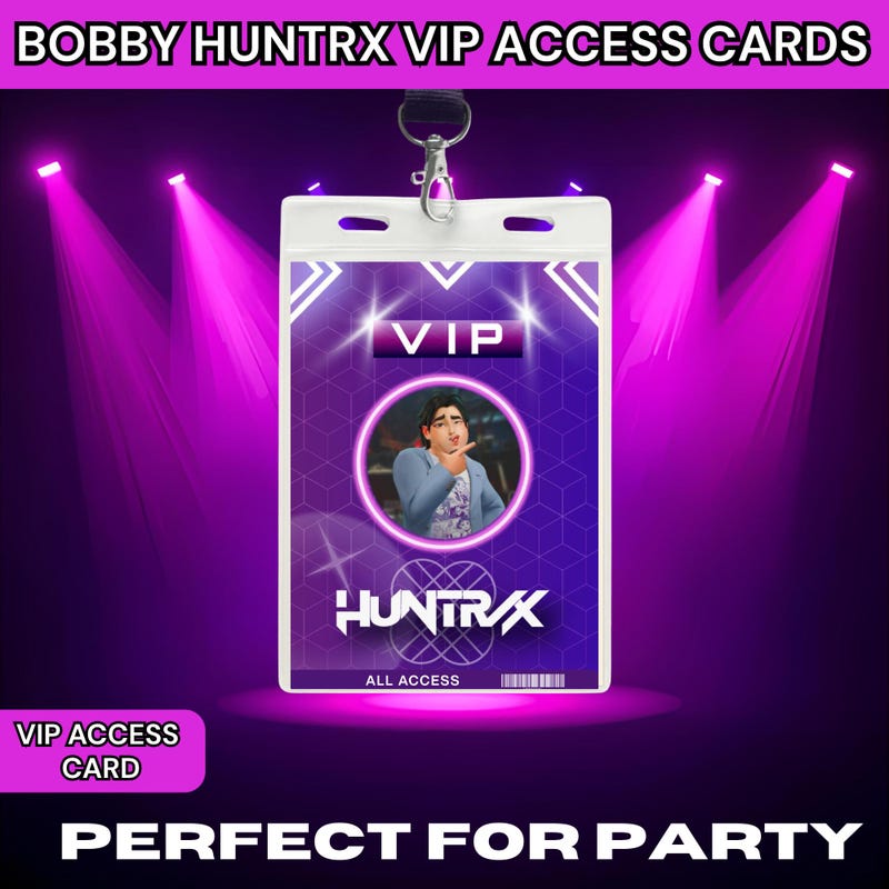 Kpop Demon Hunter Vip Badges - Etsy