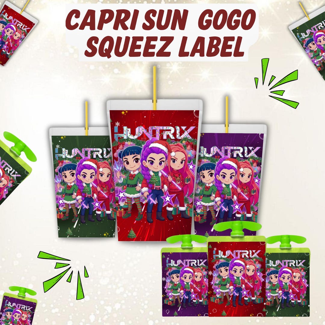 Kpop Demon Hunters, Dr. Han's Tonic Drink Wrapper, Gogo Squeez ...