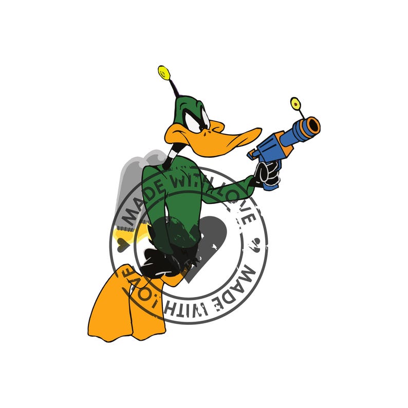 Daffy Duck SVG, PNG, Classic Cartoon Digital Files - Etsy