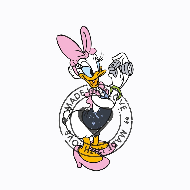 Daisy Duck SVG, Cricut Cut Files, Cartoon Clipart (digital Download) - Etsy