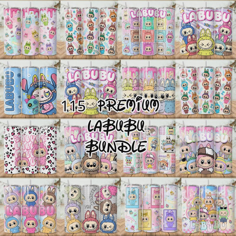 Cartoon Tumblerwraps - Etsy UK