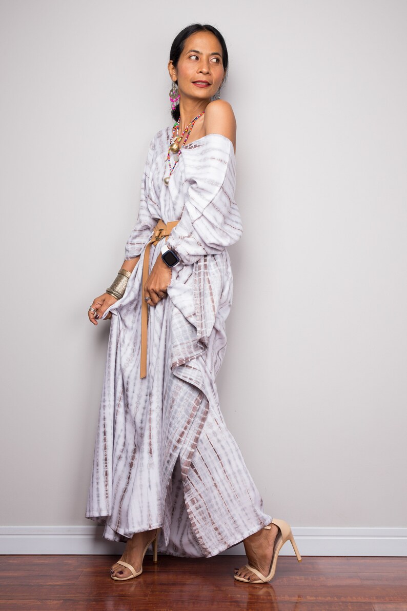 Tie Dye Kaftan Beach Dress A Resort Caftan Dress for Summer With a ...