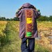 Hooded Coat, Hemp Jacket With Zip Closure, Vintage Hill Tribe Fabric ...
