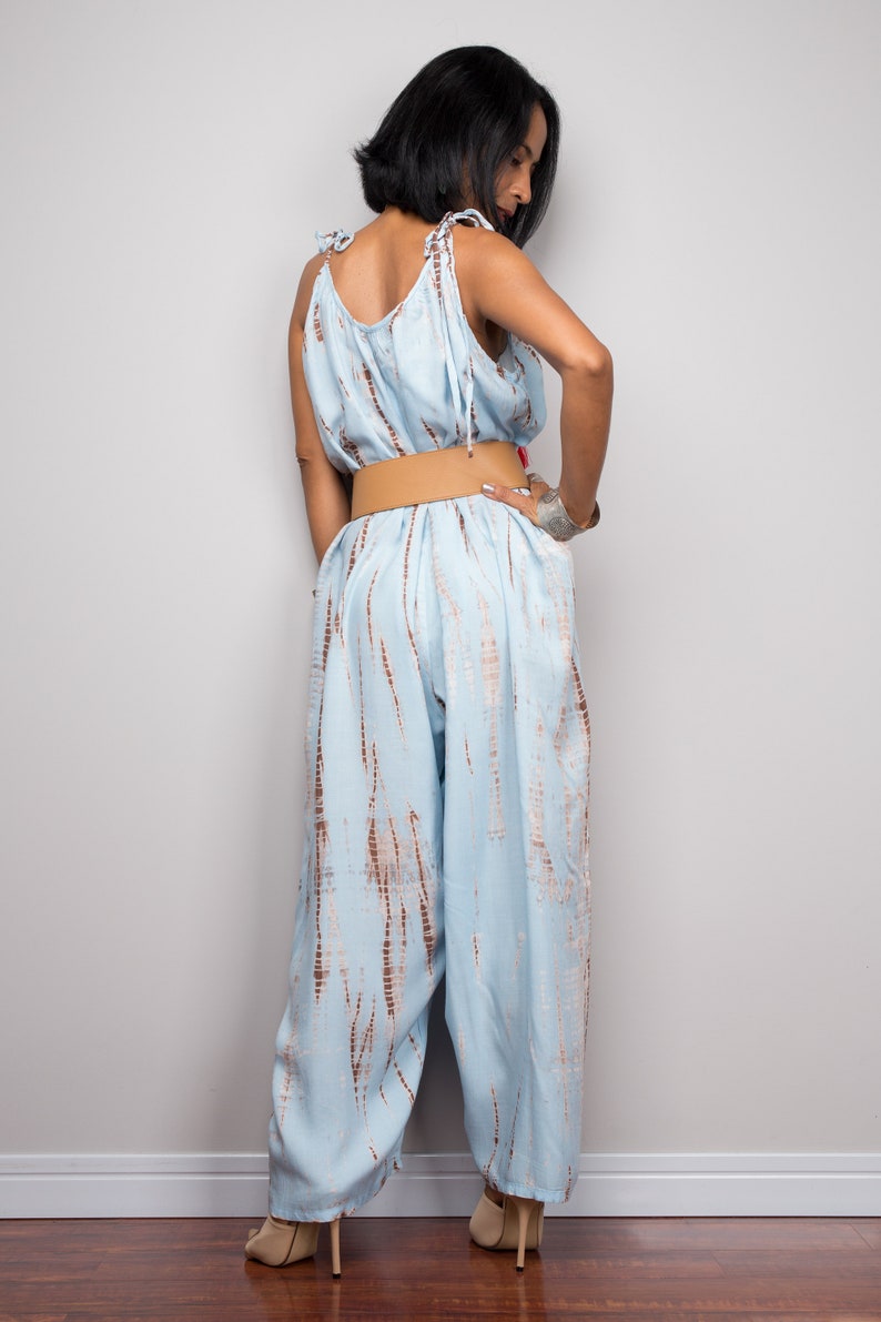 Tie Dye Jumpsuit Boho Jumpsuit Loose Fit Jumpsuit Jumper - Etsy