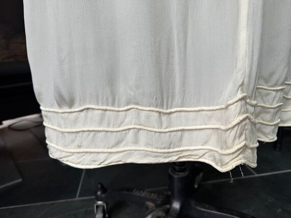 Antique Ivory Silk Petticoat Slip, Antique Ivory Sil… - Gem