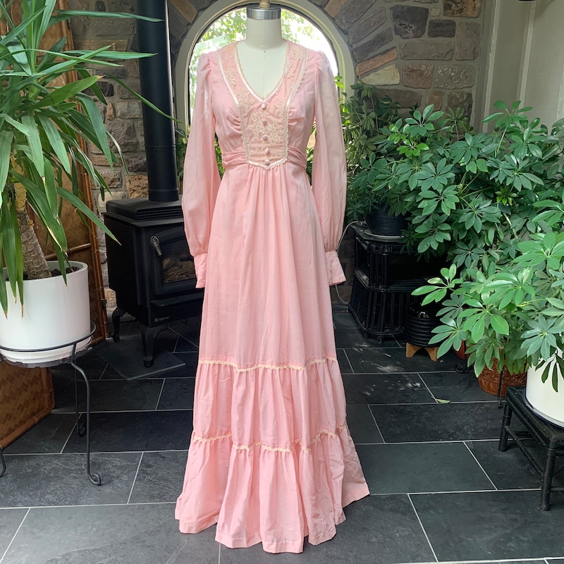 Pink Bohemian Dress - Etsy