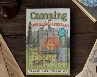 Camping Word Search Puzzle PDF: Printable Camping Puzzles for All Ages ...