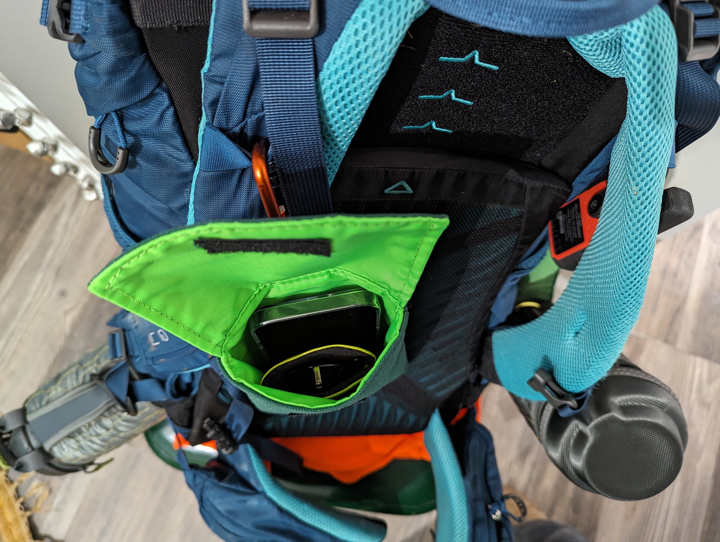 Phone Holder - Gear Bag - Trailhead Hiker Sign - Backpack Accessory - Etsy