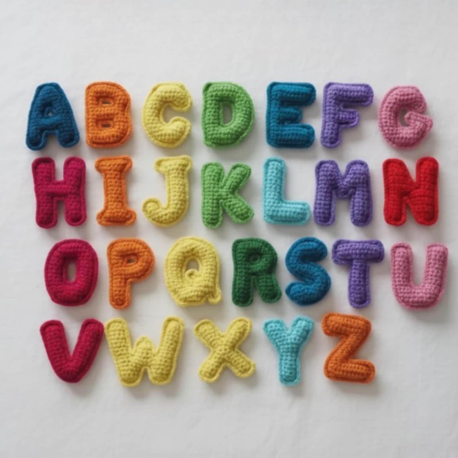 Alphabet Crochet Pattern: ABC Amigurumi Plush DIY Tutorial (pdf file ...