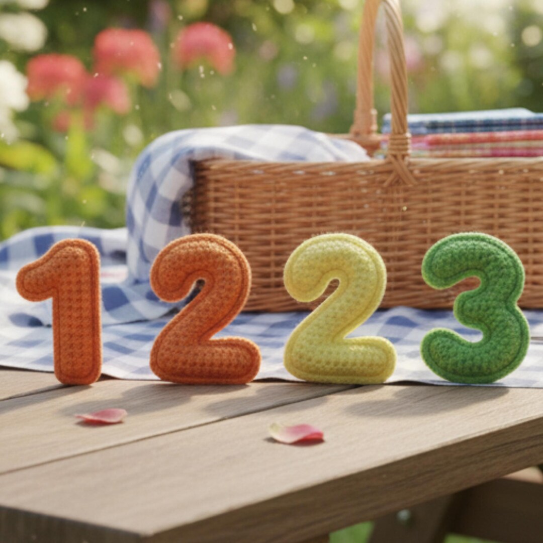 Numbers Crochet Pattern: 1-10 Numbers Amigurumi (pdf file) - Etsy