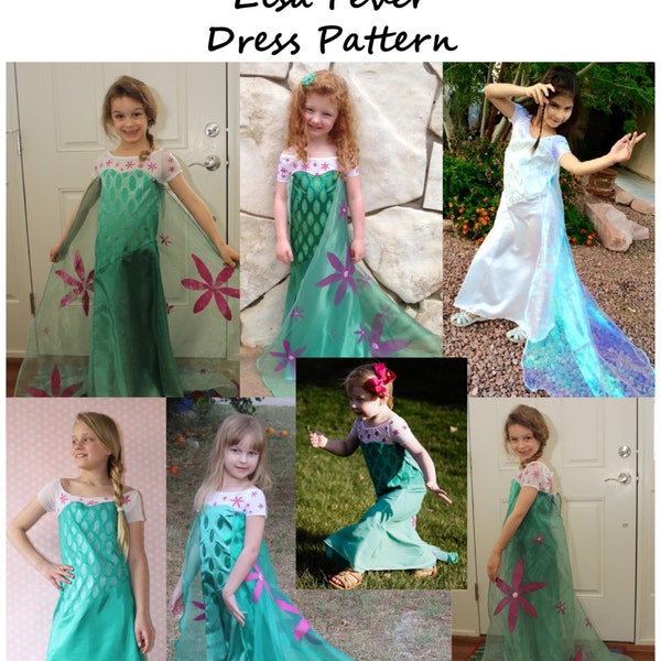 Elsa Dress Pattern - Etsy