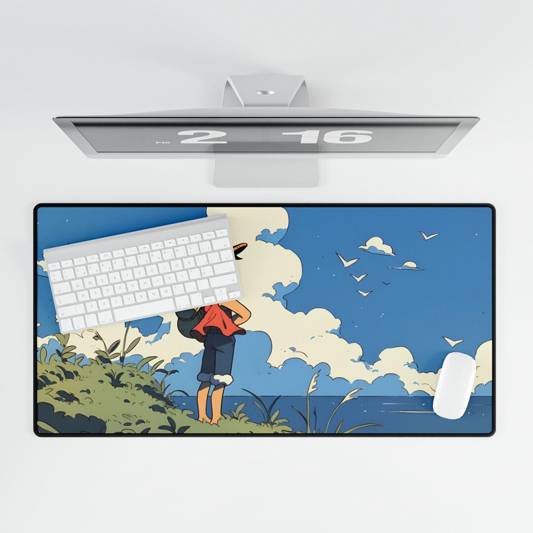 Monkey D. Luffy Desk Mat | One Piece Large Anime Mouse Pad - Etsy