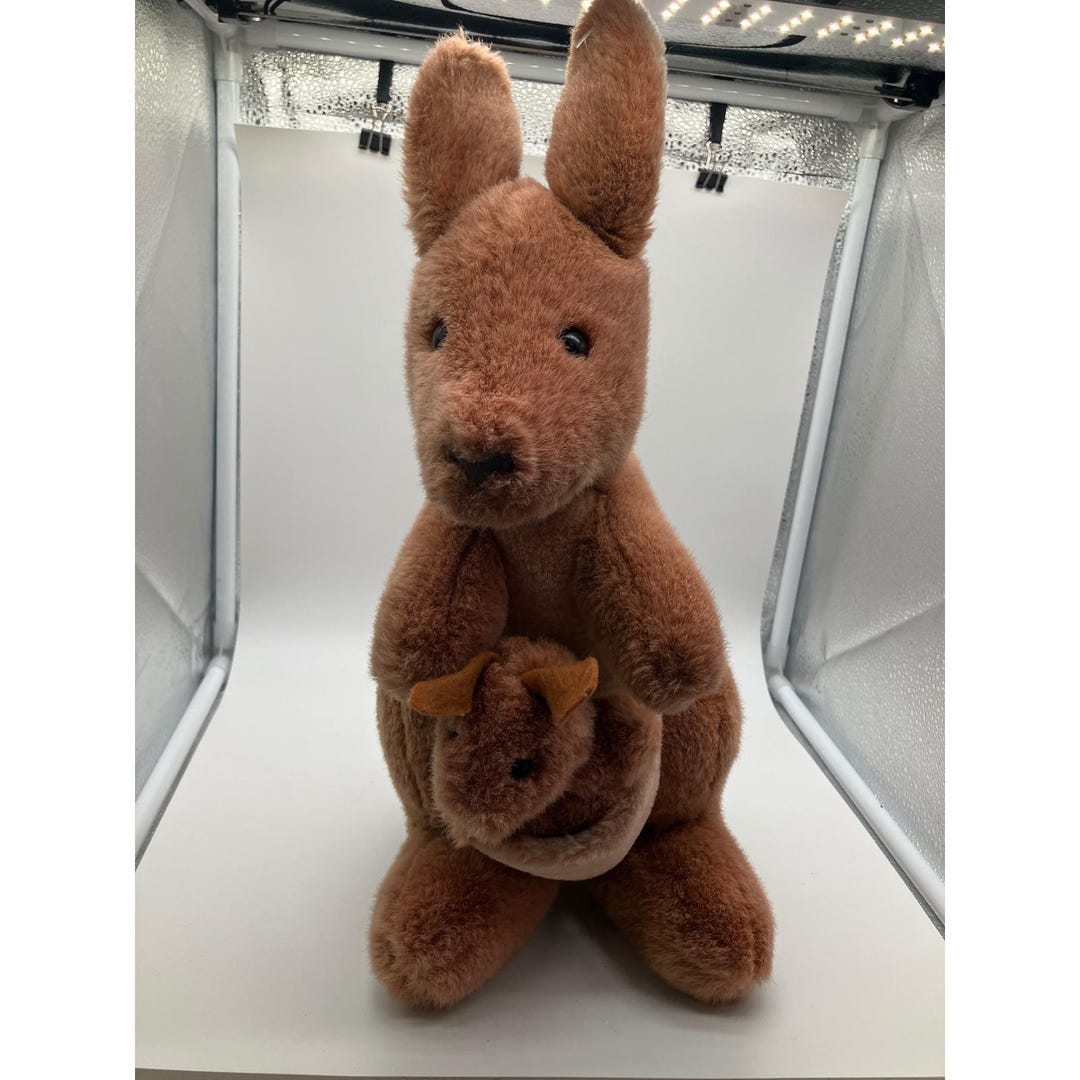 Koala Families Sydney Australia Kangaroo Plush With Joey Brown Stuffed ...