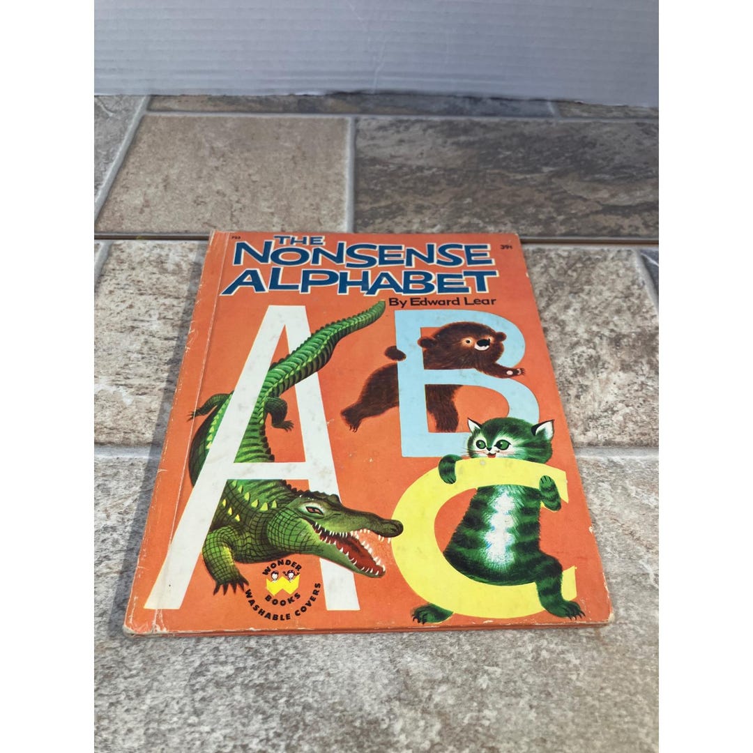The Nonsense Alphabet by Edward Lear Wonder Books ABC Childrens Vintage ...