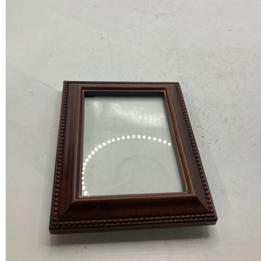 Pinnacle Frames & Accents Brown Wood Picture Frame Tabletop Decor Home ...