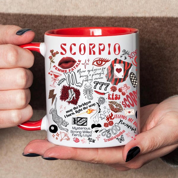 Scorpio Mug - Etsy