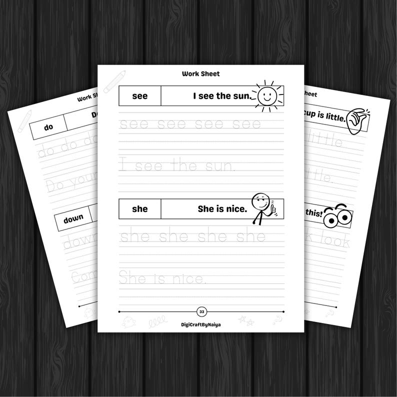 Fry First Hundred Sight Word Workbook | 100 Printable | Kindergarten ...