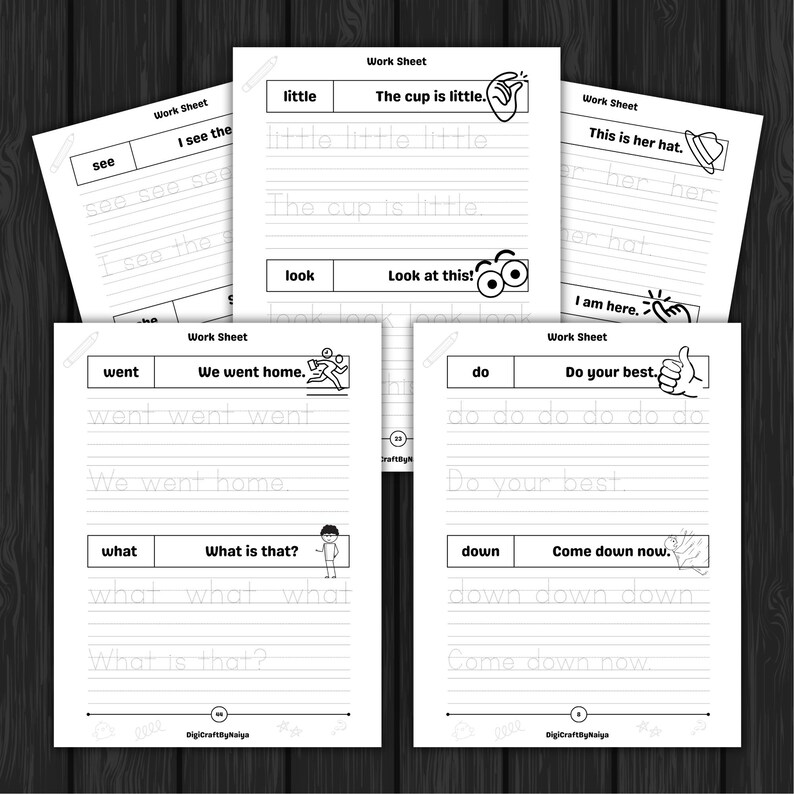 Fry First Hundred Sight Word Workbook | 100 Printable | Kindergarten ...