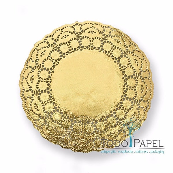 Gold Paper Doilies - Etsy
