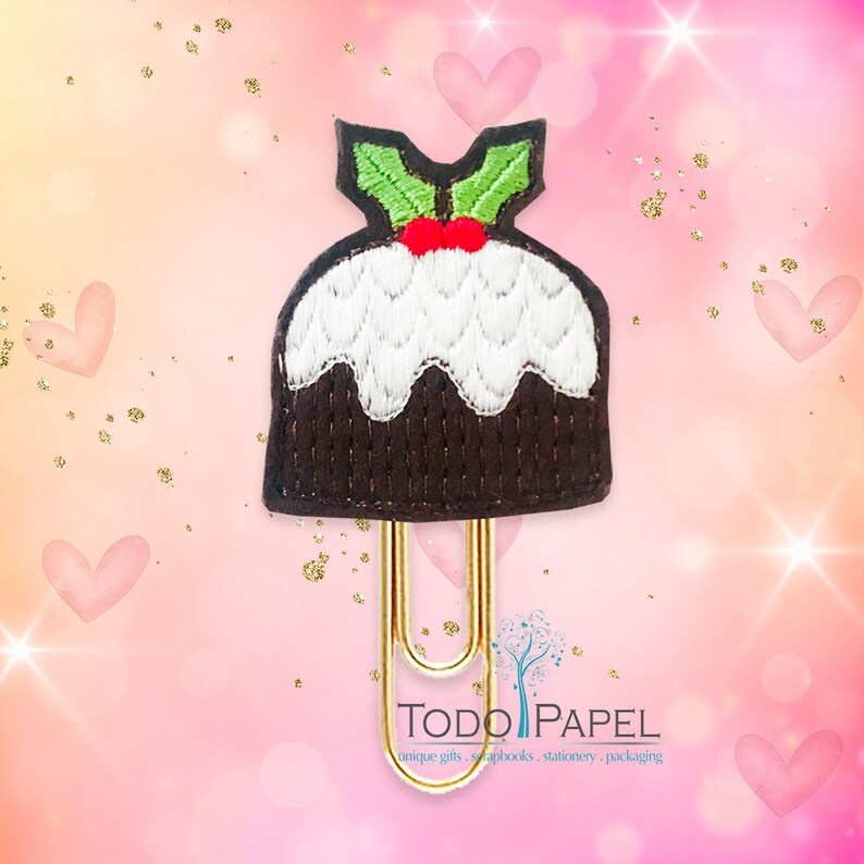 FELTIE Handmade Holiday Planner Paper Clips: Vinyl & Felt Christmas ...