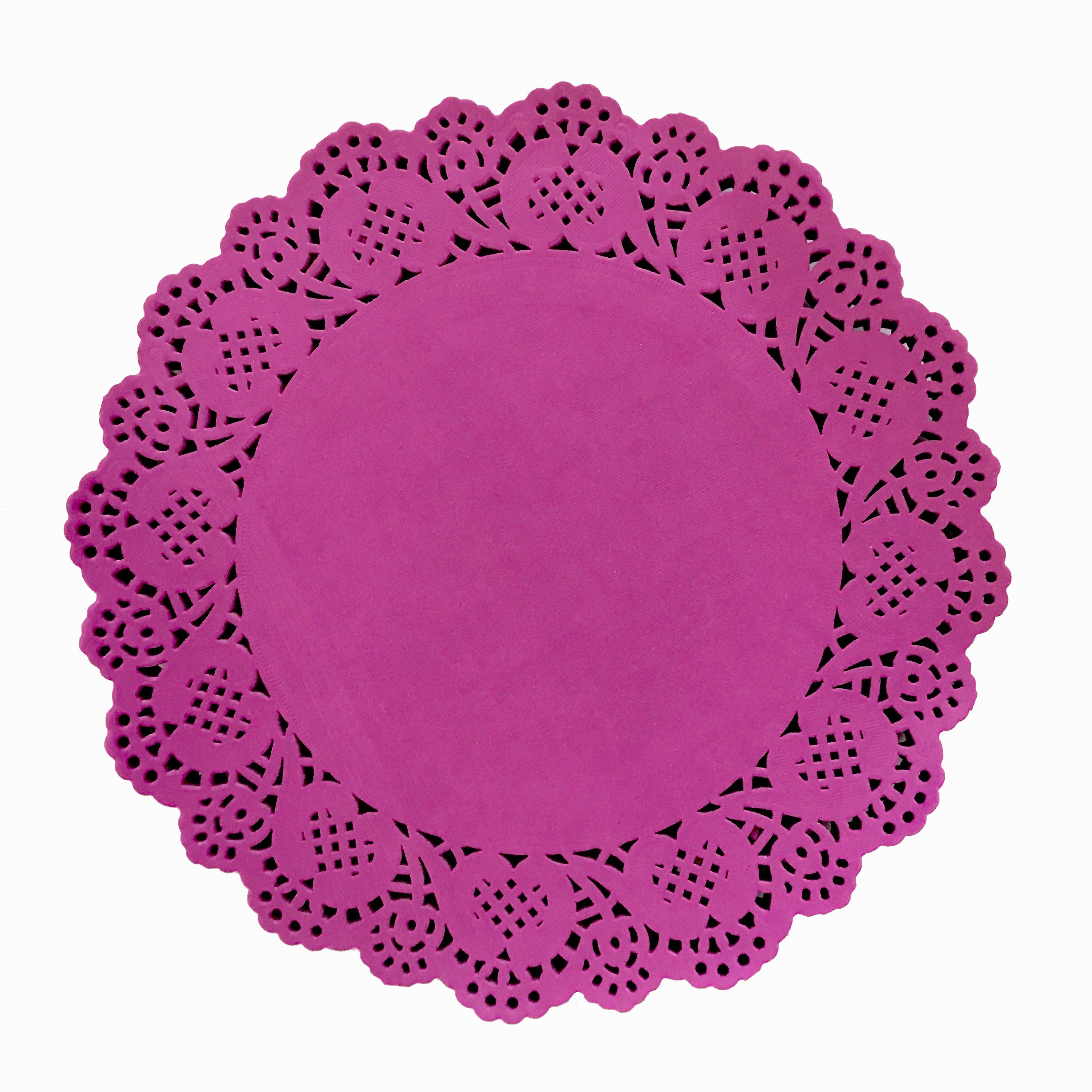 50 pack Vibrant 10 VIOLET Colored Paper Doily ideal | Etsy