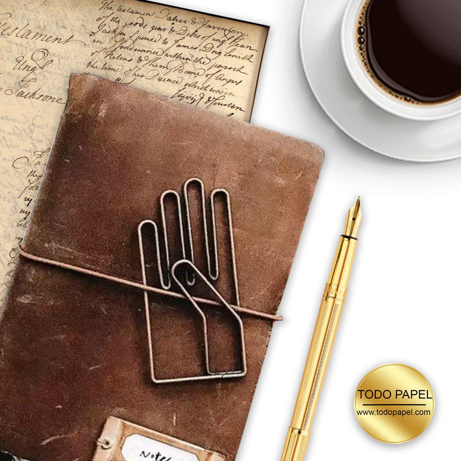 Right Hand Shaped Metal Bookmark Paper Clip Rose Gold and - Etsy