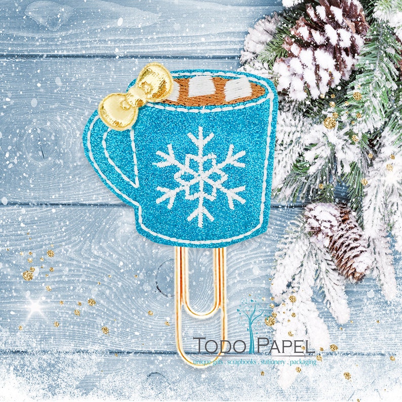 FELTIE Winter Planner Paper Clip Set: Handmade Felt Holiday Designs - Etsy