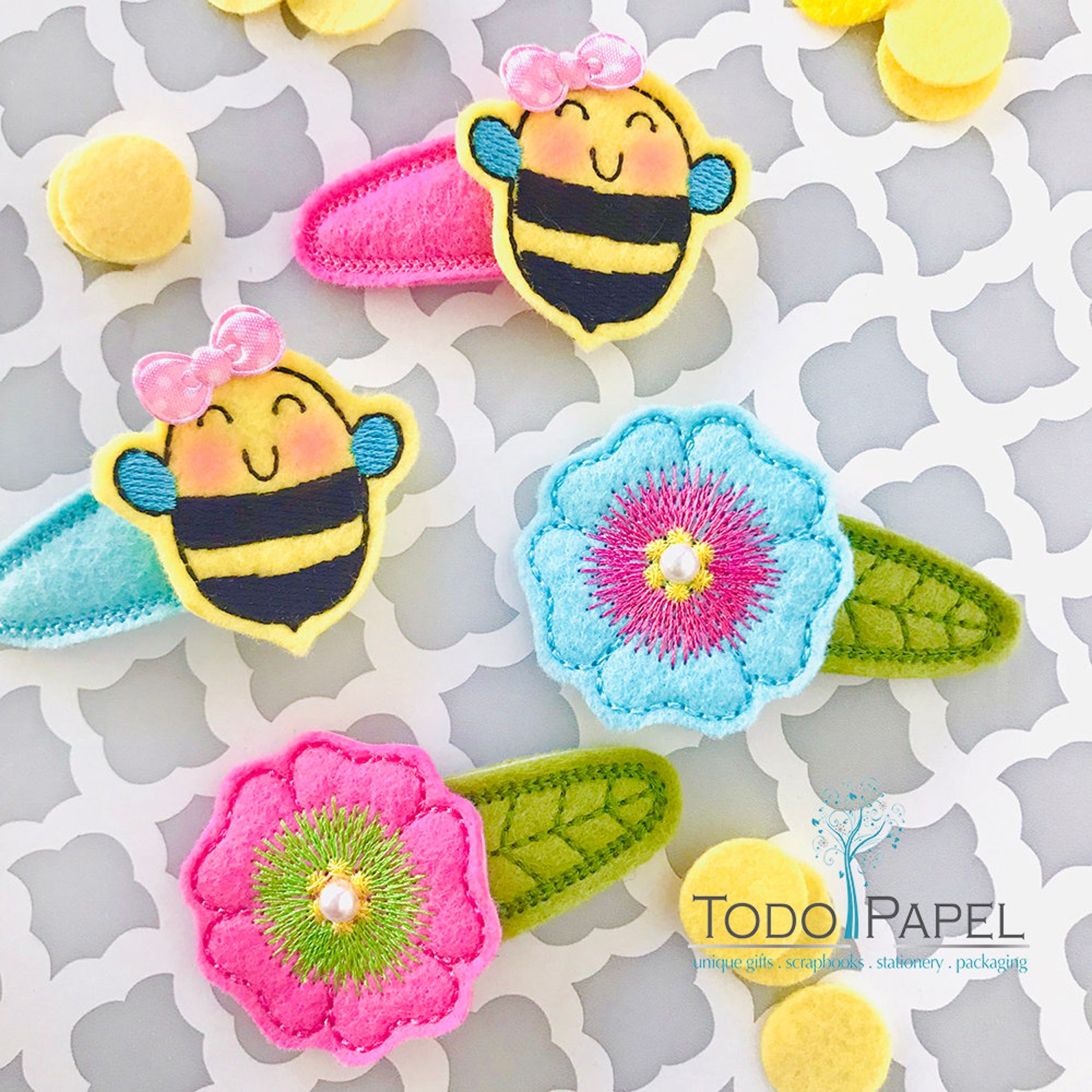Baby Bee Felties Adorable Spring Felt Embellishments for - Etsy