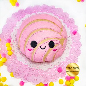 Kawaii Conchas Mini Plushies, Pretend Play Food Mexican Pan Dulce 3 ...