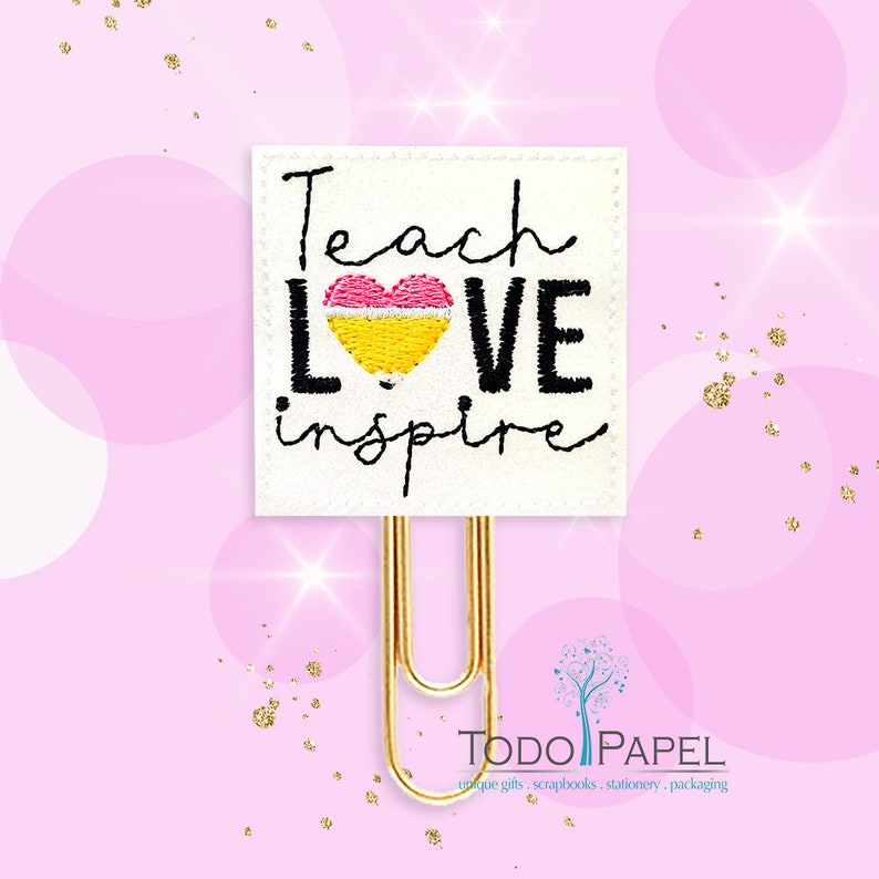 FELTIE Teacher Paper Clip, Magnet, or Pin: School Planner Accessory - Etsy