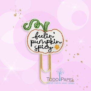 Thanksgiving Planner Paper Clips, Magnets or Brooch Pins. 8 Cute Fall ...